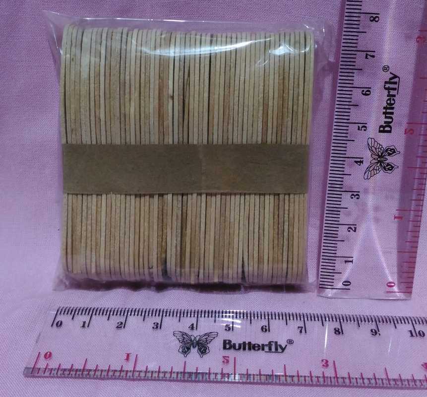 Jual Stick Stik Es Cream Polos Kreasi Prakrya Kerajinan Model Sendok ...