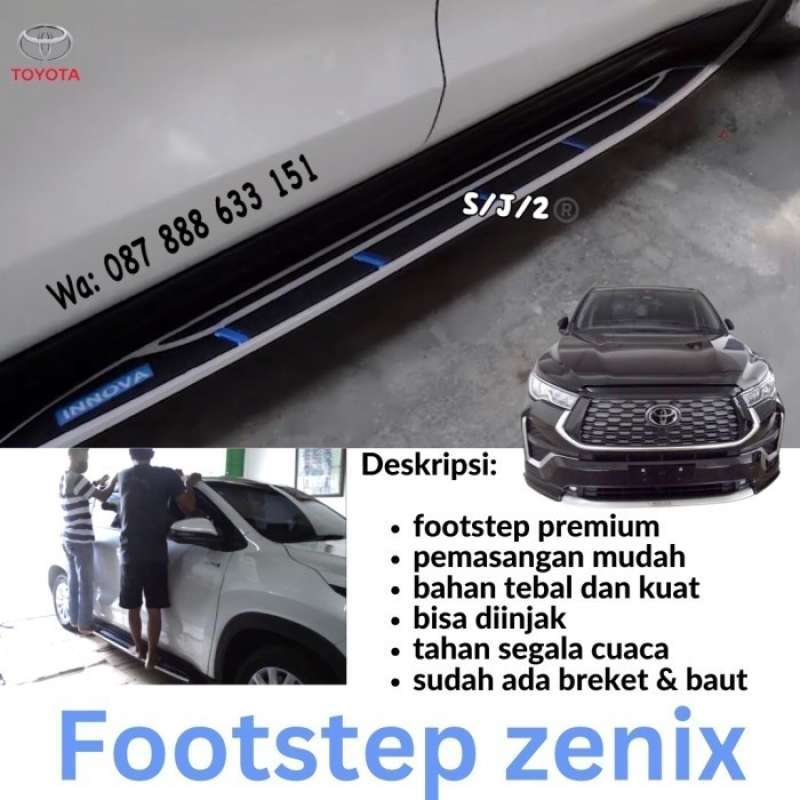 Promo Foot step footstep premium design innova zenix 2023 pnp presisi ...