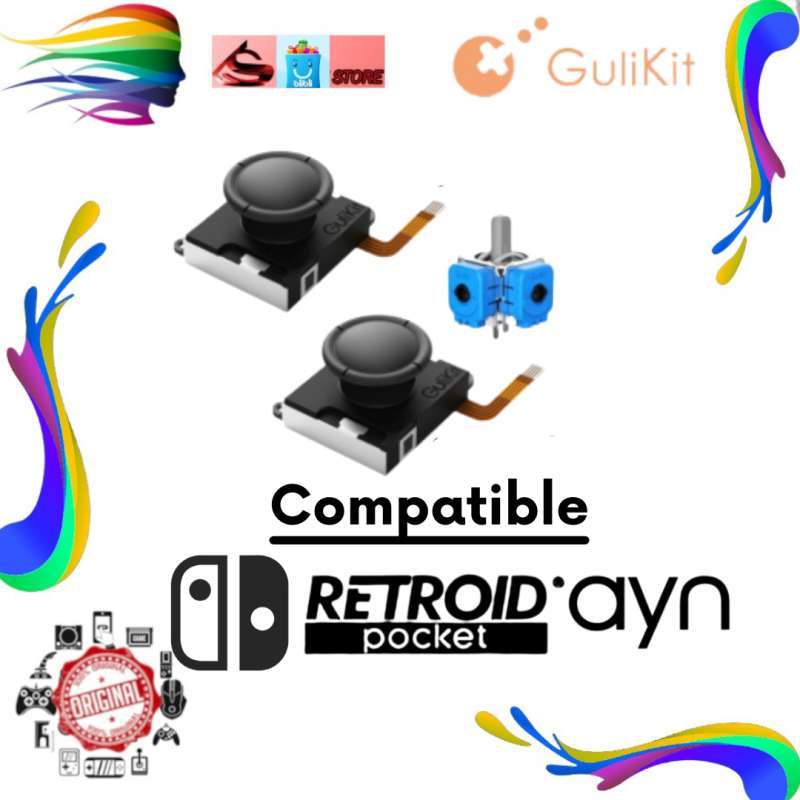 Promo Gulikit Hall Sensor Analog Joystik Replacement Part Switch Ayn ...