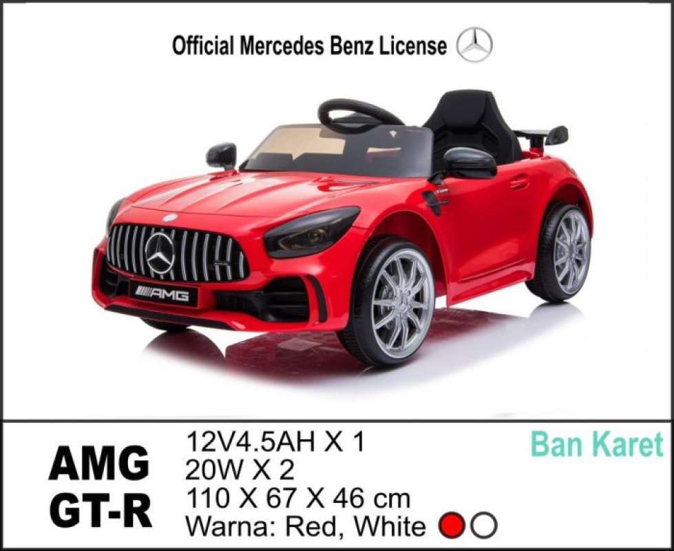 Promo Mainan Anak Mobil Aki Unikid UK777 Mercy AMG GT-R Remote Control ...