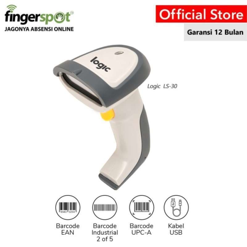 Promo Fingerspot Logic Ls-30 Laser Barcode Scanner Diskon 23% di Seller ...