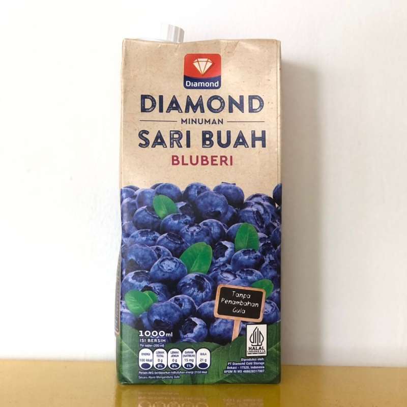 Jual Diamond Juice Uht Blueberry 1 Liter | Diamond Jus Blueberry 1 L Di ...