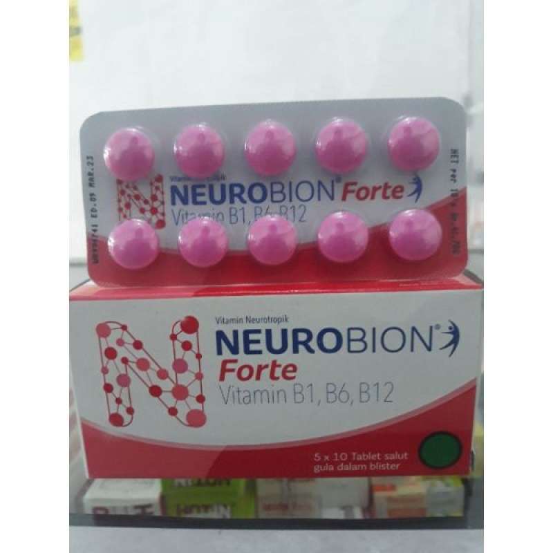 Jual NEUROBION FORTE Tablet Merah - vit.B1,B6,B12 di Seller Apotek ...
