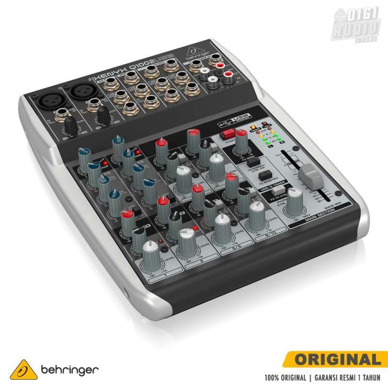 Jual Audio Mixer 6 Channel + Usb Soundcard Recording - Equalizer ...