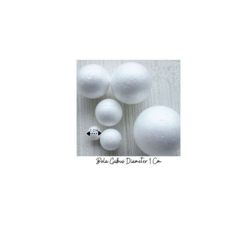 Jual Bola Gabus 1cm Planet Mini Styrofoam Ball di Seller Toko Alfa ...