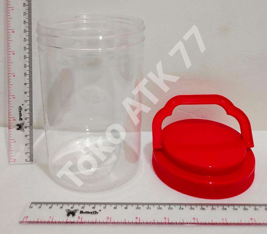 Jual Wadah Toples Plastik Besar Diameter 10,5cm Tinggi 17,5cm Tutup ...