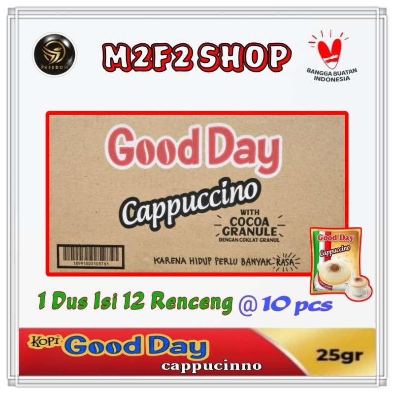 Jual Kopi Good Day Cappuccino Instant Cocoa Granule Sachet - 25 Gr ...