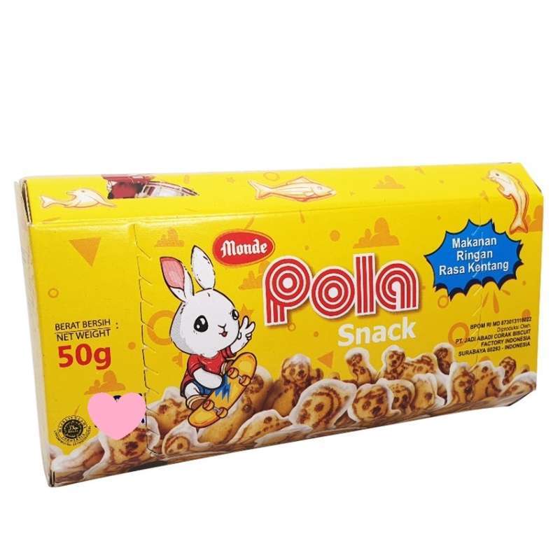 Promo MONDE POLA SNACK 50gr HEXA CEMILAN ANAK MAKANAN RINGAN GROSIR ...