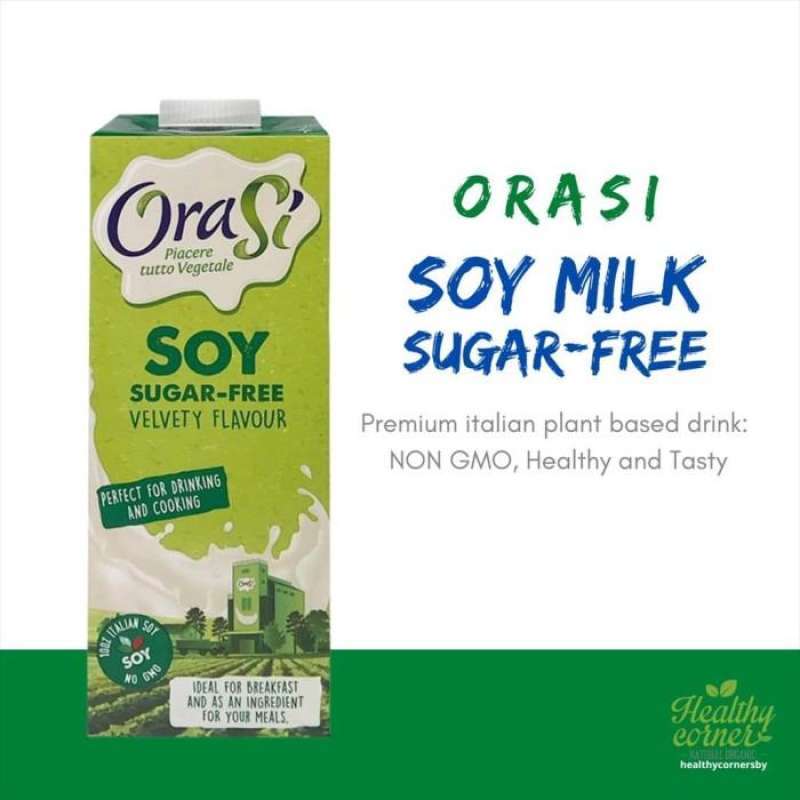 Jual OraSi - Soy Milk Sugar Free 1L Non GMO Soya Susu Kacang Kedelai di ...