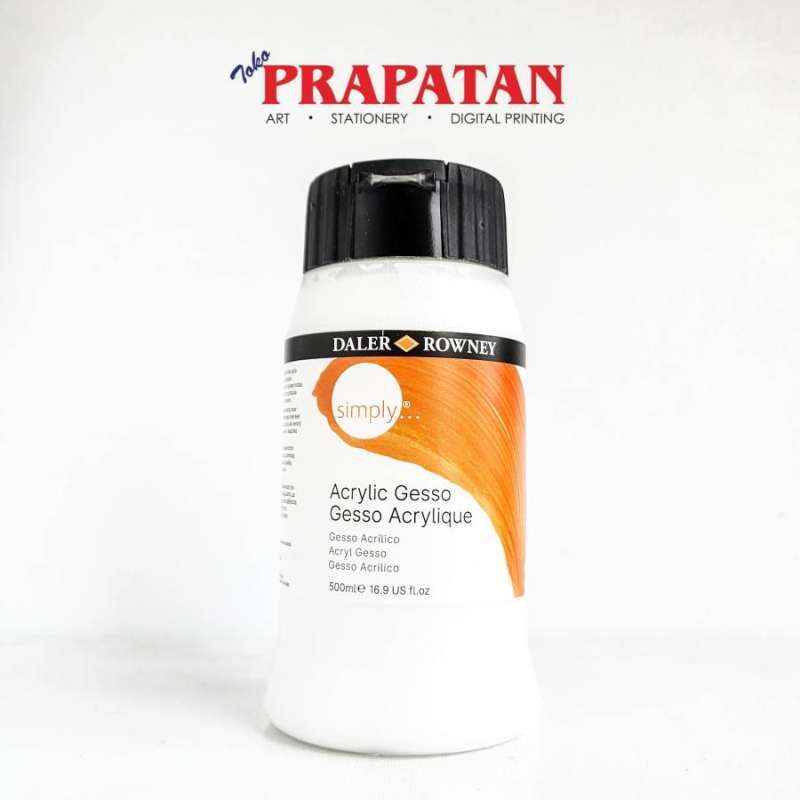 Jual Daler Rowney Simply Acrylic Gesso White 500ml Di Seller Toko ...