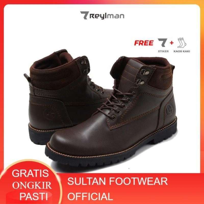 Jual Sepatu Safety Boots Kulit Asli Sultan X Reylman Pentatonic Dark Series Di Seller Sultan ...