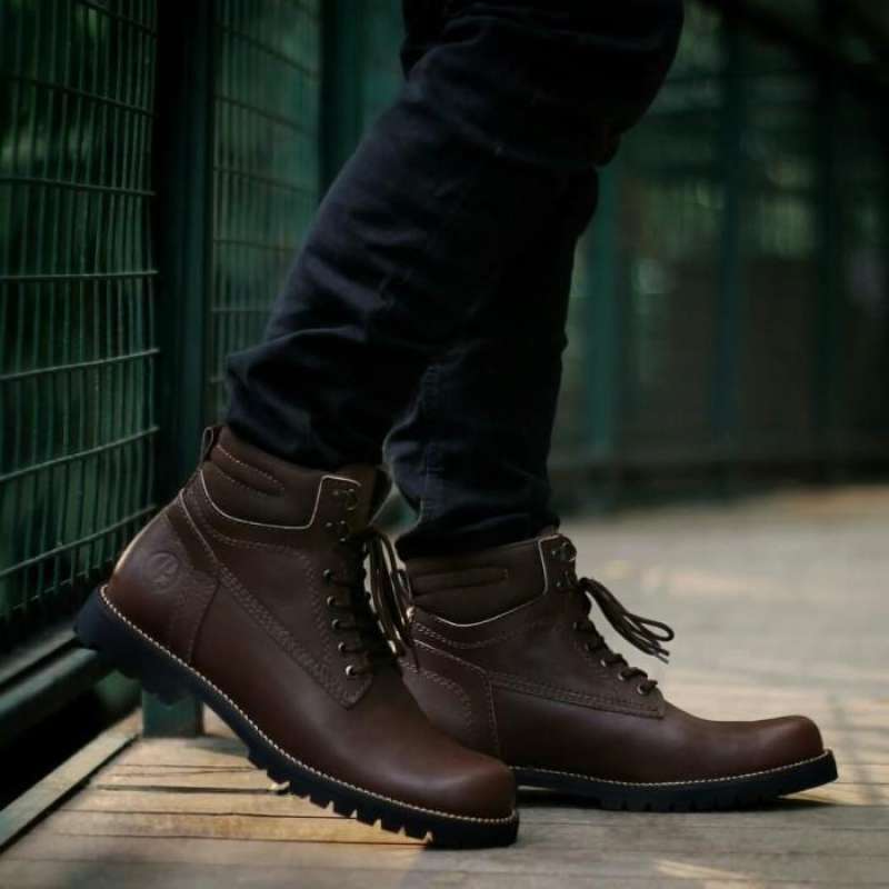 Jual Sepatu Safety Boots Kulit Asli Sultan X Reylman Pentatonic Dark Series Di Seller Sultan ...