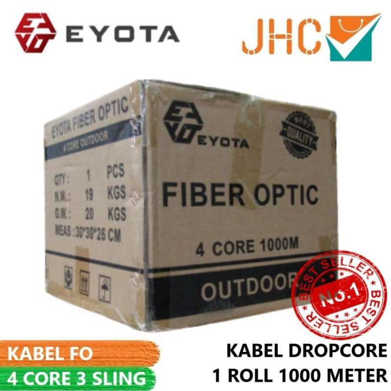 Jual EYOTA Kabel FO 4 Core 3 Sling 1000 Meter - Fiber Optik 4 Core 3 ... Jual EYOTA Kabel FO 4 Core 3 Sling 1000 Meter - Fiber Optik 4 Core 3 ...
