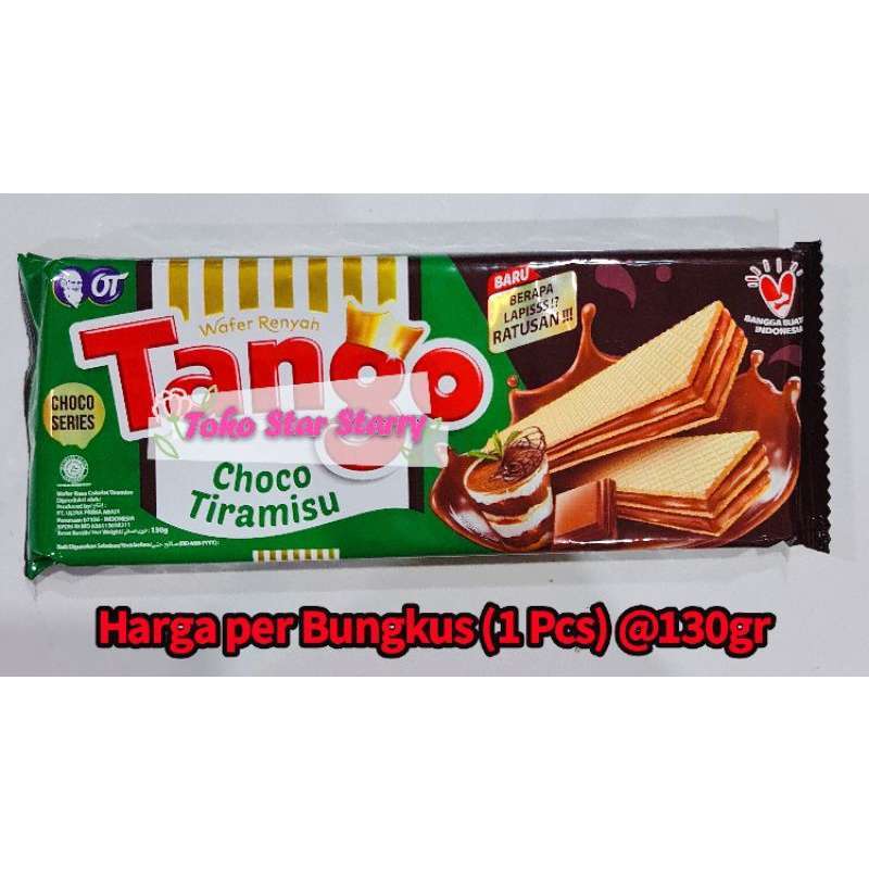Jual [bungkus] Tango Wafer Choco Series Choco Tiramisu Rasa Coklat ...
