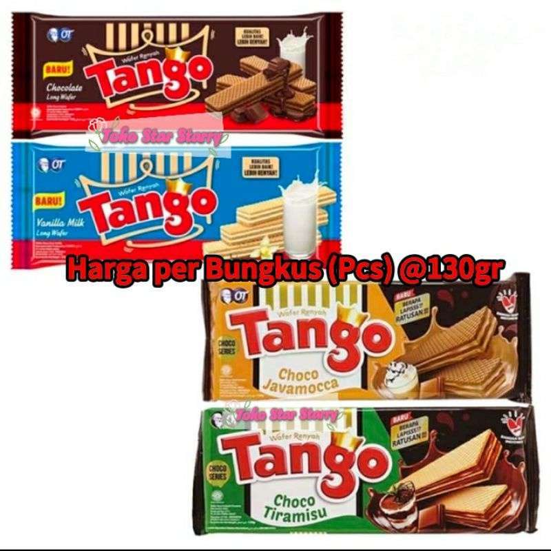 Jual [bungkus] Tango Wafer Choco Series Choco Tiramisu Rasa Coklat ...