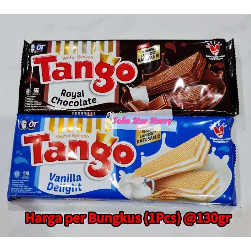 Jual [bungkus] Tango Wafer Choco Series Choco Tiramisu Rasa Coklat ...