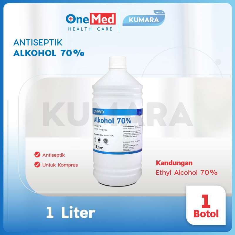 Jual ONEMED - Alcohol 70% 1 Liter di Seller Kumara Health - Pal Meriam ...