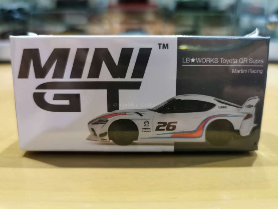 Promo Mini GT No 296 Toyota GR Supra LB Works LBWK Martini Racing ...