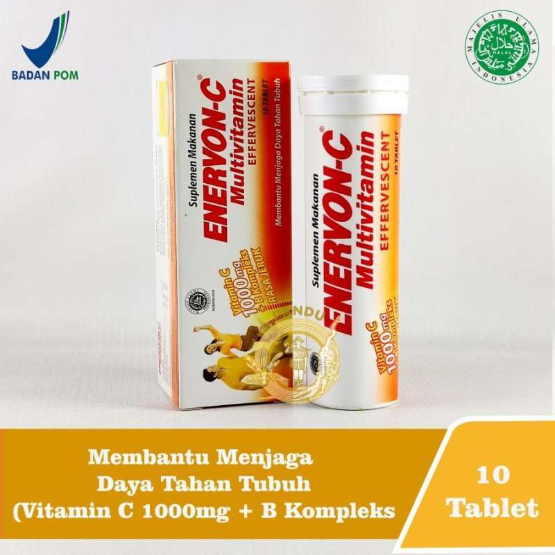 Jual ENERVON-C EFFERVESCENT (10 TABLET) / ENERVON C / MULTIVITAMIN di ...