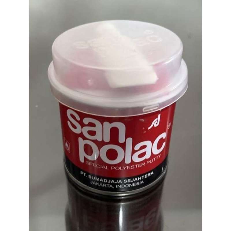 Jual San Polac Sanpolac 250 Gr + Hardener Dempul Plastik Mobil Di ...