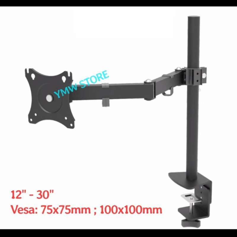 Jual Bracket Pc Tv Lcd Monitor Meja Single Arm Fase Fb-71 (12-30) By ...