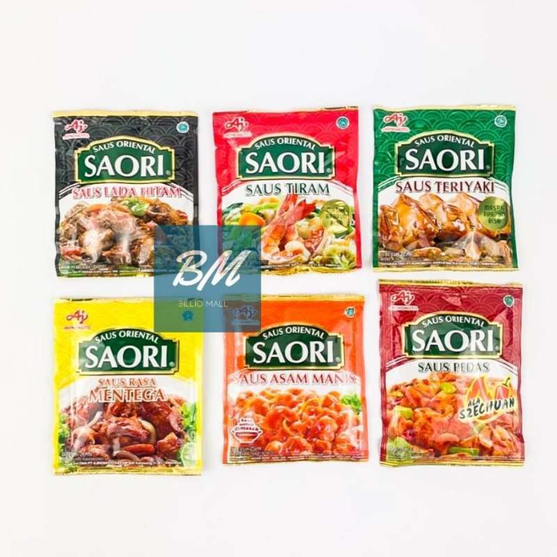 Jual Saori Tiram Lada Hitam Asam Manis Mentega Teriyaki Szechuan Sachet ...