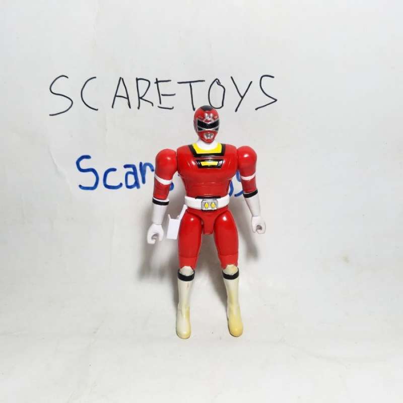 Promo Power Rangers Turbo Merah Red Action - Gekisou Sentai Carranger ...