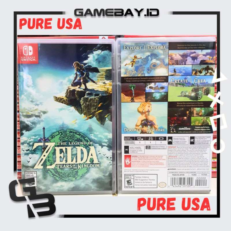 Jual PURE USA Switch The Legend of Zelda Tears of the Kingdom / Zelda ...
