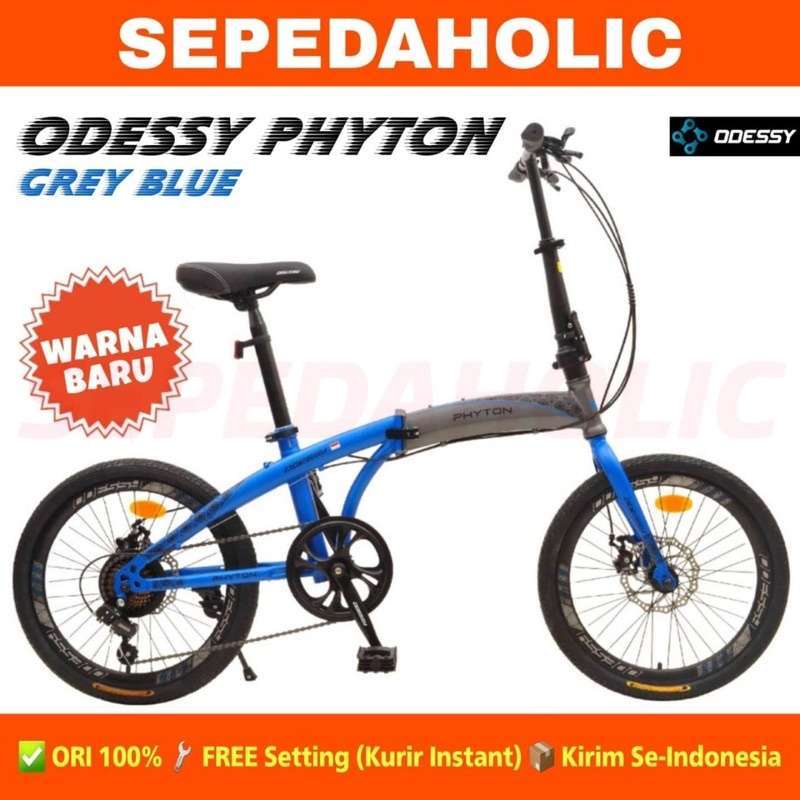 Promo Sepeda Lipat Odessy Phyton Ukuran 16 Dan 20 Inch - 16 Inch (polos ...