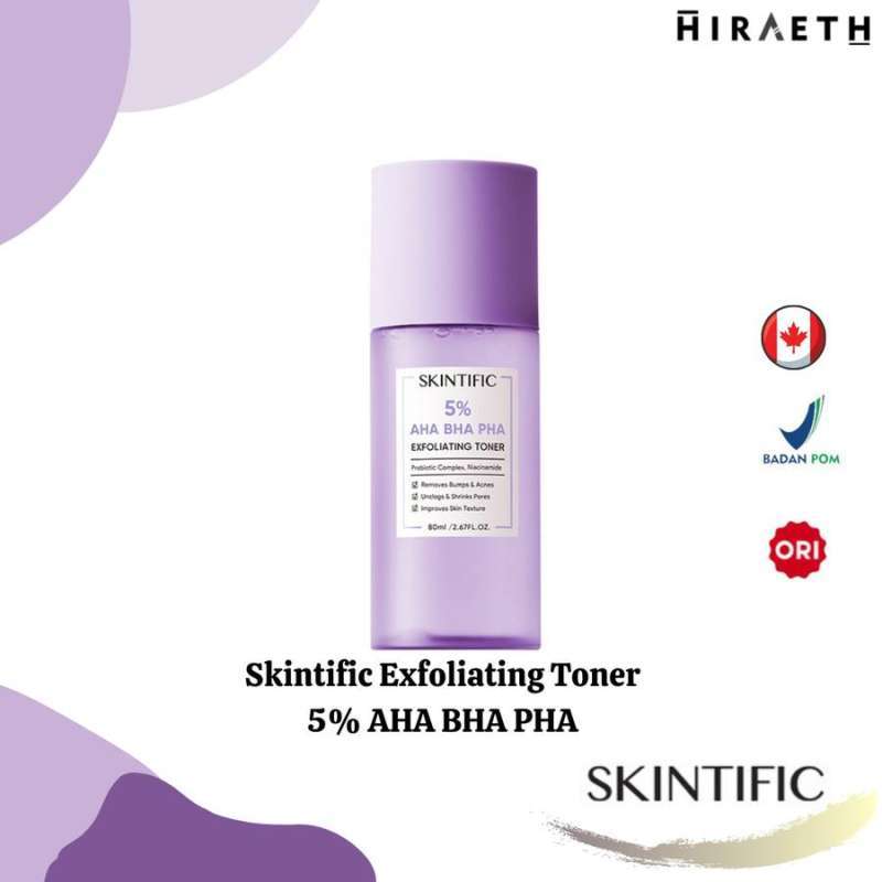 Jual Skintific 5% Aha Bha Pha Exfoliating Toner 80ml BPOM di Seller Hiraeth Skinery - Wirogunan ...