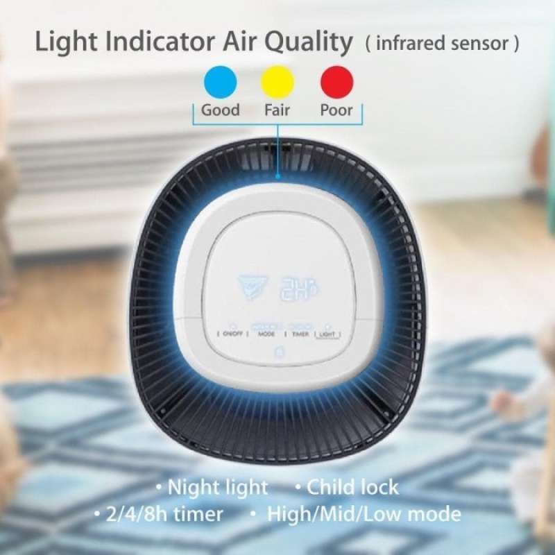 Jual [garansi 2 Tahun] Notale Air Purifier With Hepa Uv Sterilizer Up ...
