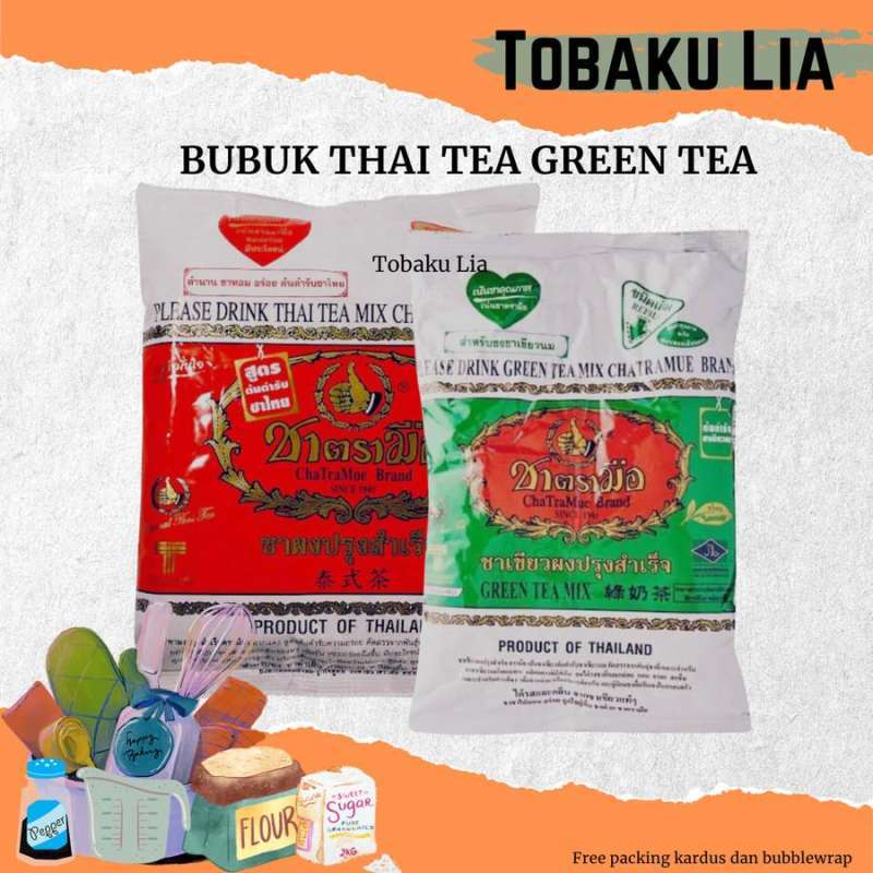 Jual Thai Tea Green Tea Number One / Thai Greentea Number One Chatramue ...