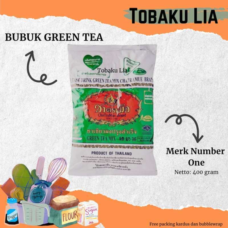 Jual Thai Tea Green Tea Number One / Thai Greentea Number One Chatramue ...