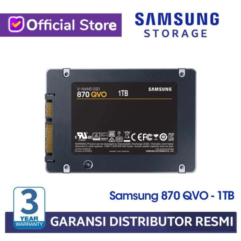 Jual Samsung Ssd 870 Qvo 1tb 2.5 Sata3 Qlc Internal Ssd - 1tb, Ssd Only Di Seller Quantum Shop ...