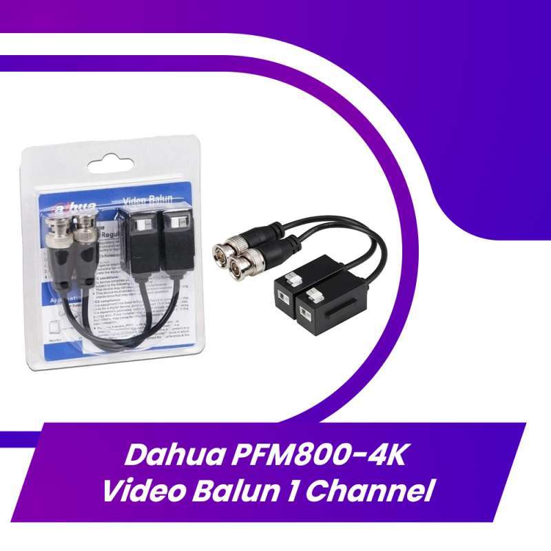 Jual DAHUA Video Balun 1 Ch PFM800-4K Passive Camera CCTV di Seller ...