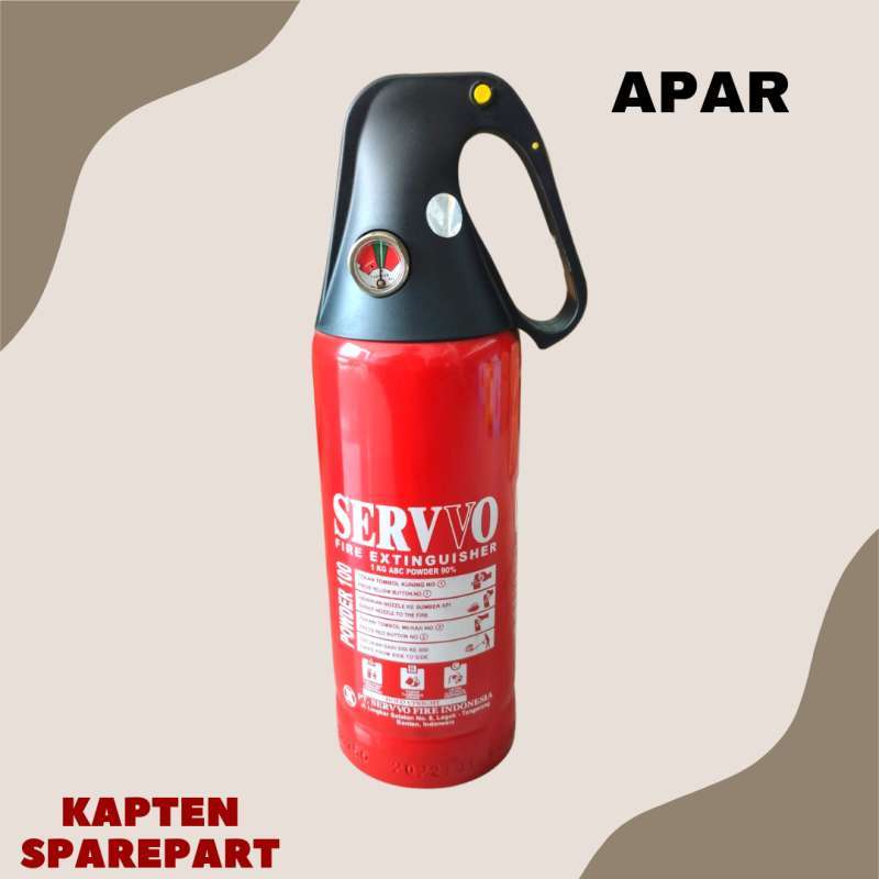 Jual APAR SERVVO 1KG P100 ABC SAE POWDER SERVO PORTABLE MOBIL CAR di ...