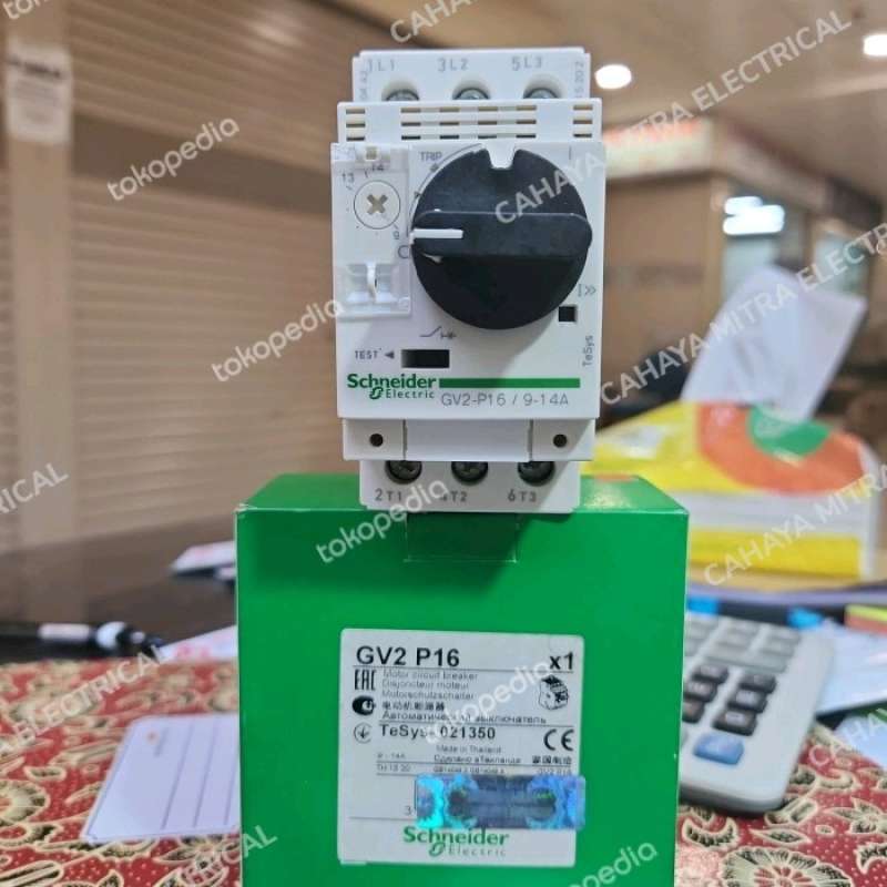 Promo Motor circuit breaker GV2 P16 - GV2P16 New Schneider Original ...