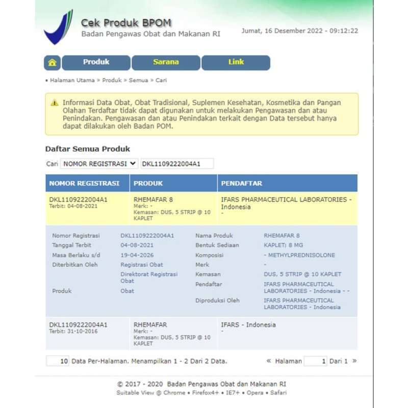 Jual Rhemafar 8 Mg 10 Kaplet Di Seller Apotek Mandjur Official Store ...