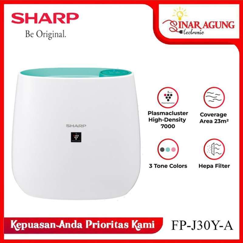 Jual SHARP AIR PURIFIER FP-J30Y- AQUA BLUE 100% ORI - - PUTIH di Seller ...