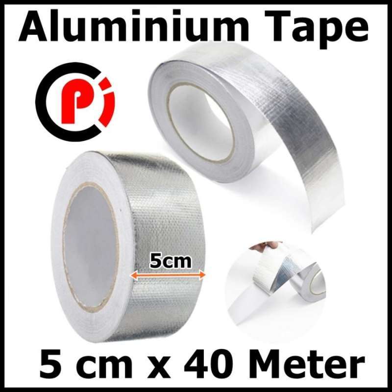 Jual Aluminium Foil Tape Dengan Perekat Ukuran Lebar 5 cm Panjang 40 Meter di Seller Cybercom ...