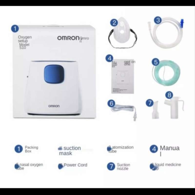 Jual Omron S10 Oxygen Concentrator Nebulizer Oksigen Konsentrator 2 In ...