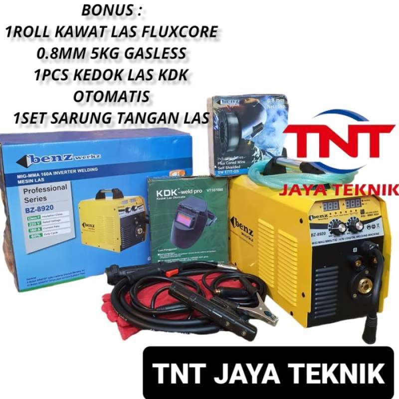 Promo BENZ MESIN LAS CO2 MIG - MAG TIG 160 / TRAFO LAS CO2 BENZ MIG 160A Diskon 33% di Seller ...
