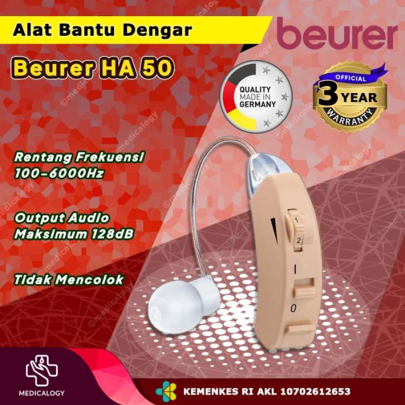 Promo Beurer Hearing Aid Ha 50 Alat Bantu Dengar Ha50 Diskon 17% di ...