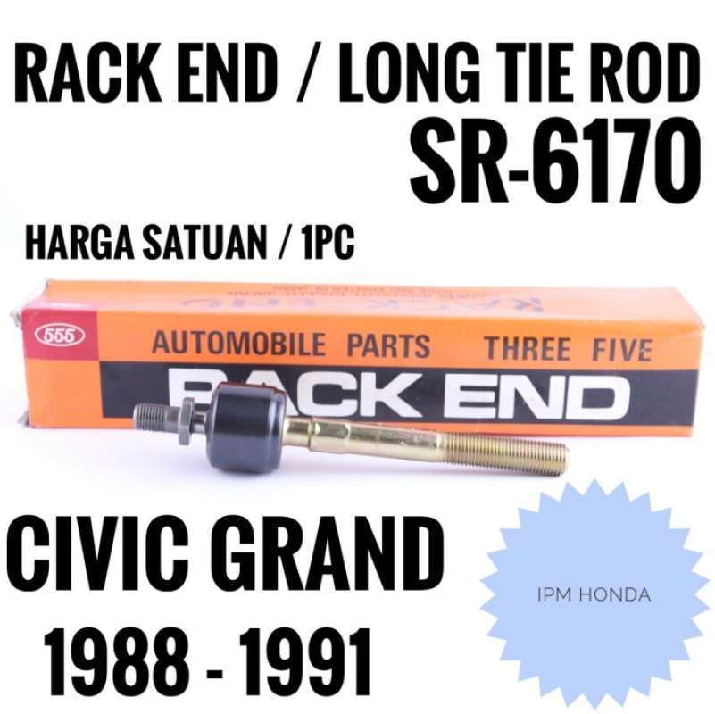 Jual Sr 6170 555 Japan Rack End Long Tie Rod Honda Civic Grand 1988 ...
