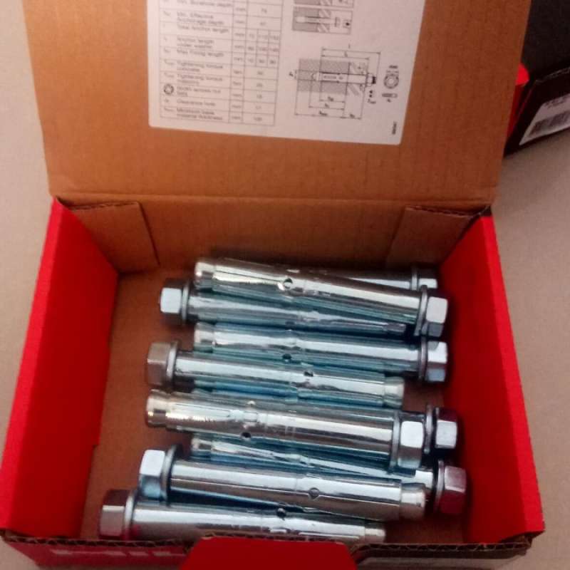 Jual Dynabolt Hilti Hlc Angkur Sleeve 16 X 140 / 90, 1 Box Isi 10 Pcs ...