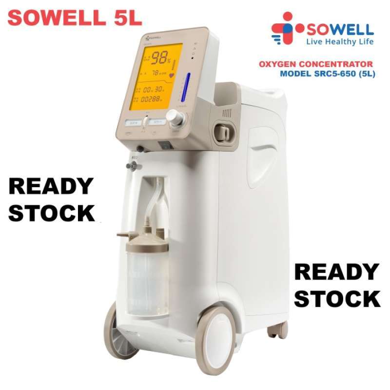 Promo Sowell 5L Oxygen Concentrator Src5-650 Setara Dengan Yuwell 9F5Aw ...