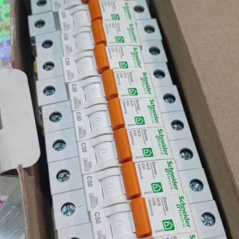 Promo mcb 50a c50 1p 1phase schneider merlin gerin Diskon 23% di Seller Hubner Store ...