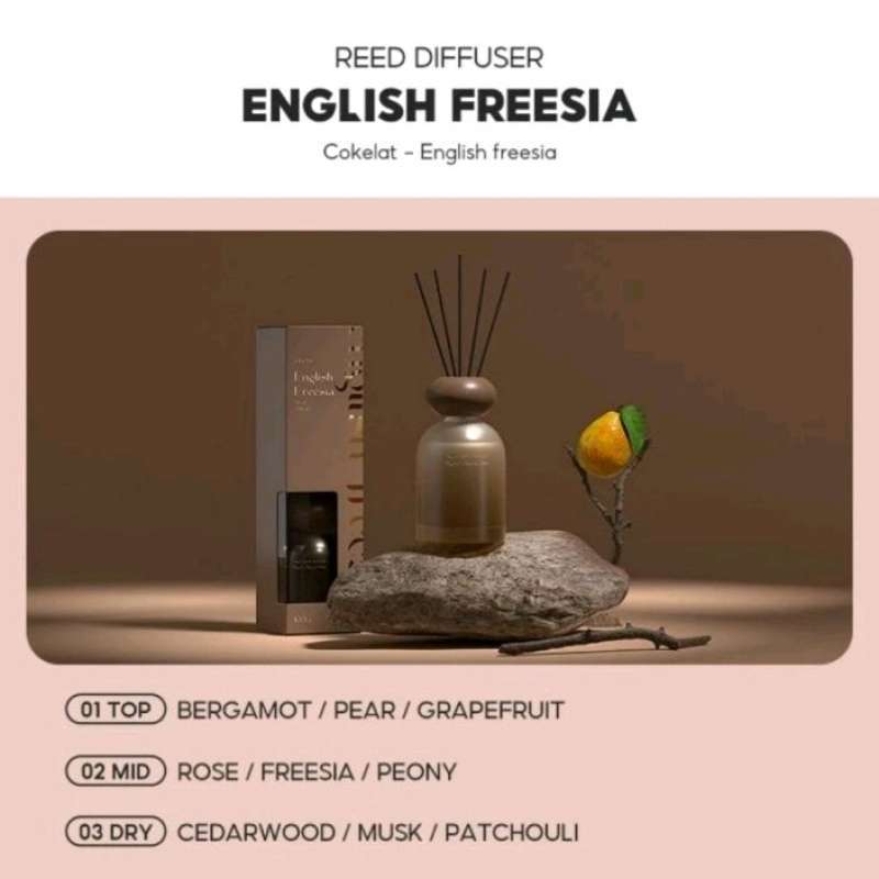Jual Reed Diffuser Pengharum Ruangan Aromaterapi Bunga 100ml English ...