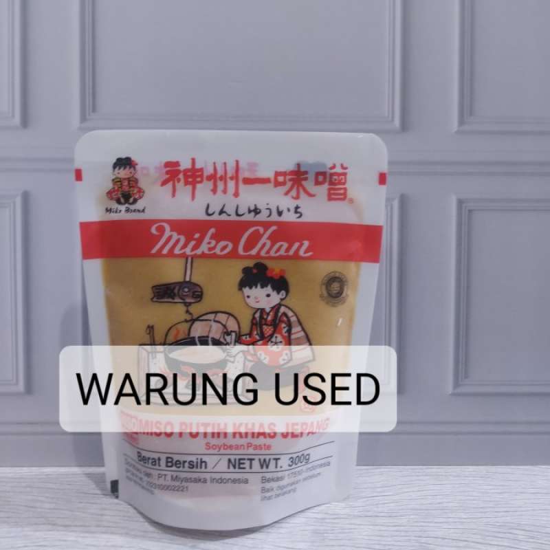 Jual HALAL MISO PASTE MIKOCHAN 300gr TAUCO PUTIH JEPANG HALAL di Seller ...