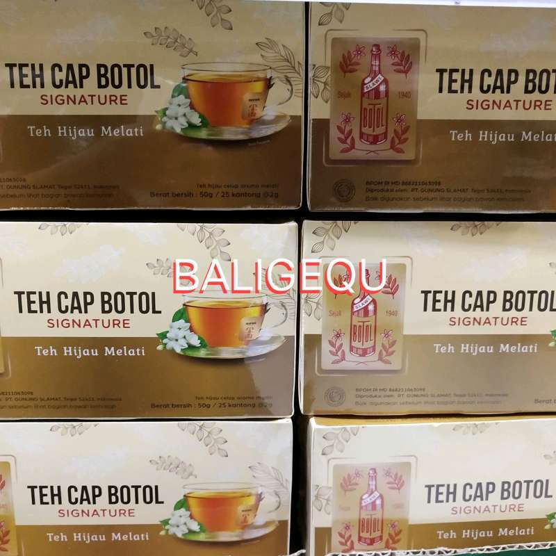 Jual Teh cap botol signature celup / Teh hijau melati celup di Seller ...